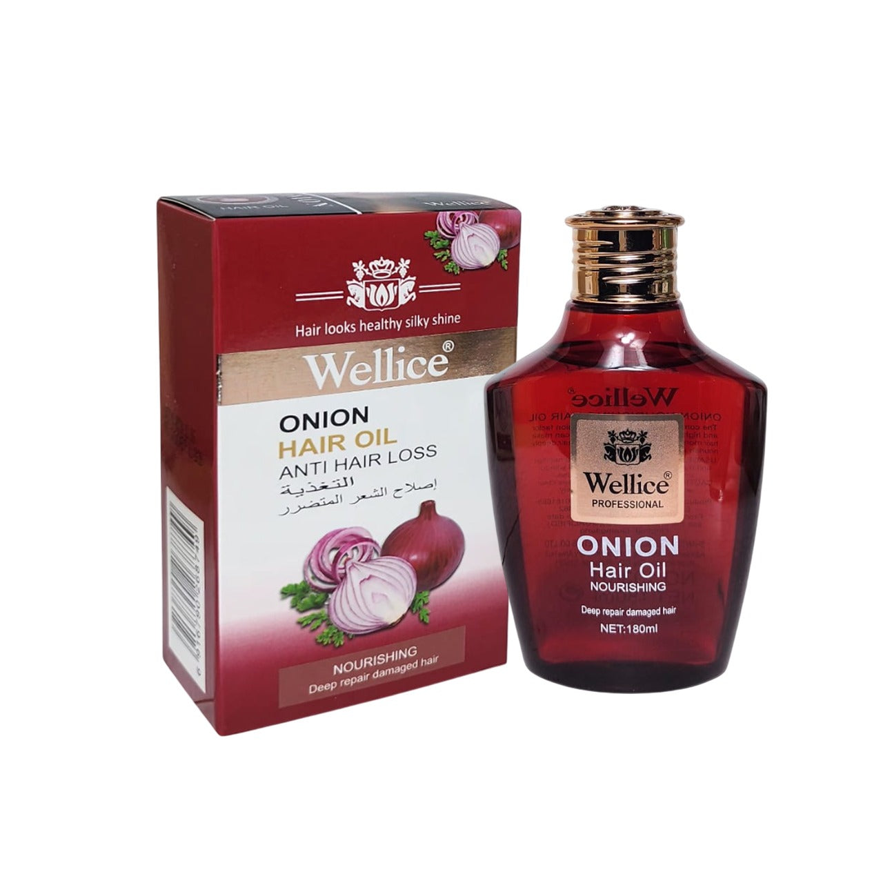 Wellice New Onion Anti Hair Loss Oil 180ml – Class Shop